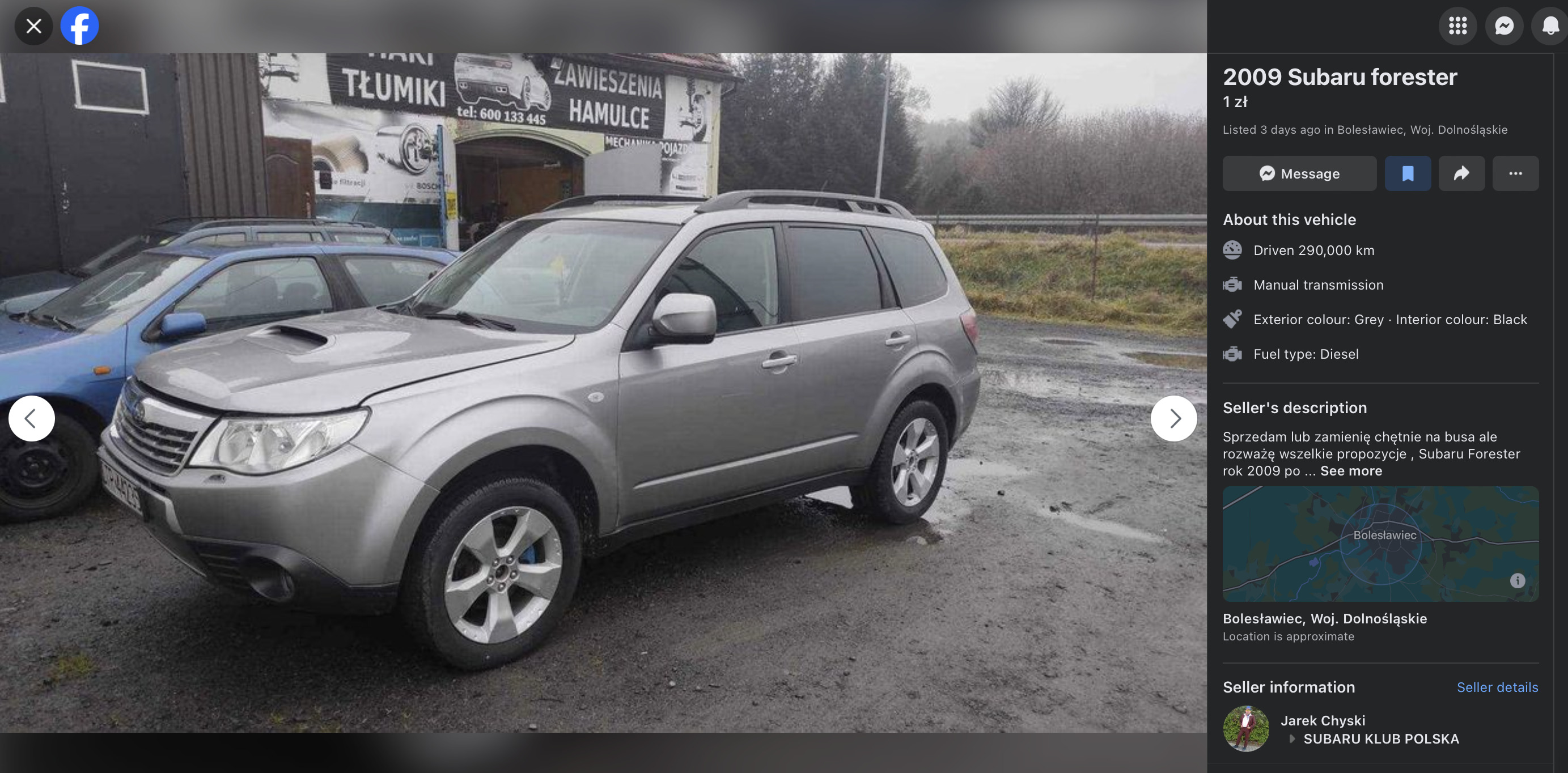 Subaru Forester 1.9 TDI to samochód ostateczny. To auto przeżyje nawet ...